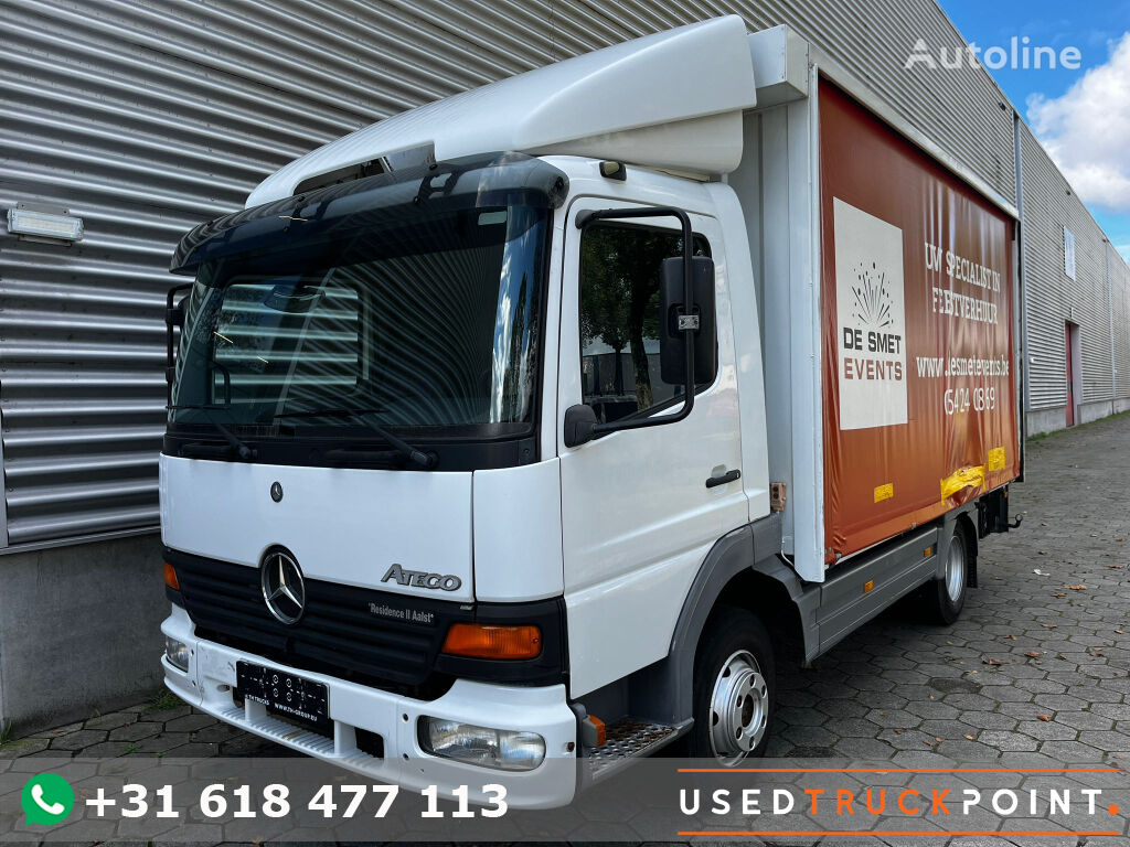 Mercedes-Benz Atego 1017 / Manual / Full Steel / 166.000 KM / 2 tons Tail lift kamion sa klizna zavesa cerada