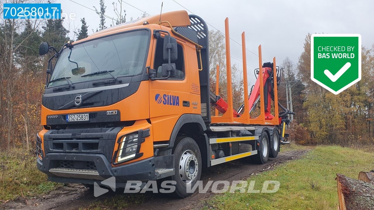 Volvo FMX 500 6X4 Palfinger Epsilon M11OZ Kran Crane Timertruck Liftac kamion za prevoz drva