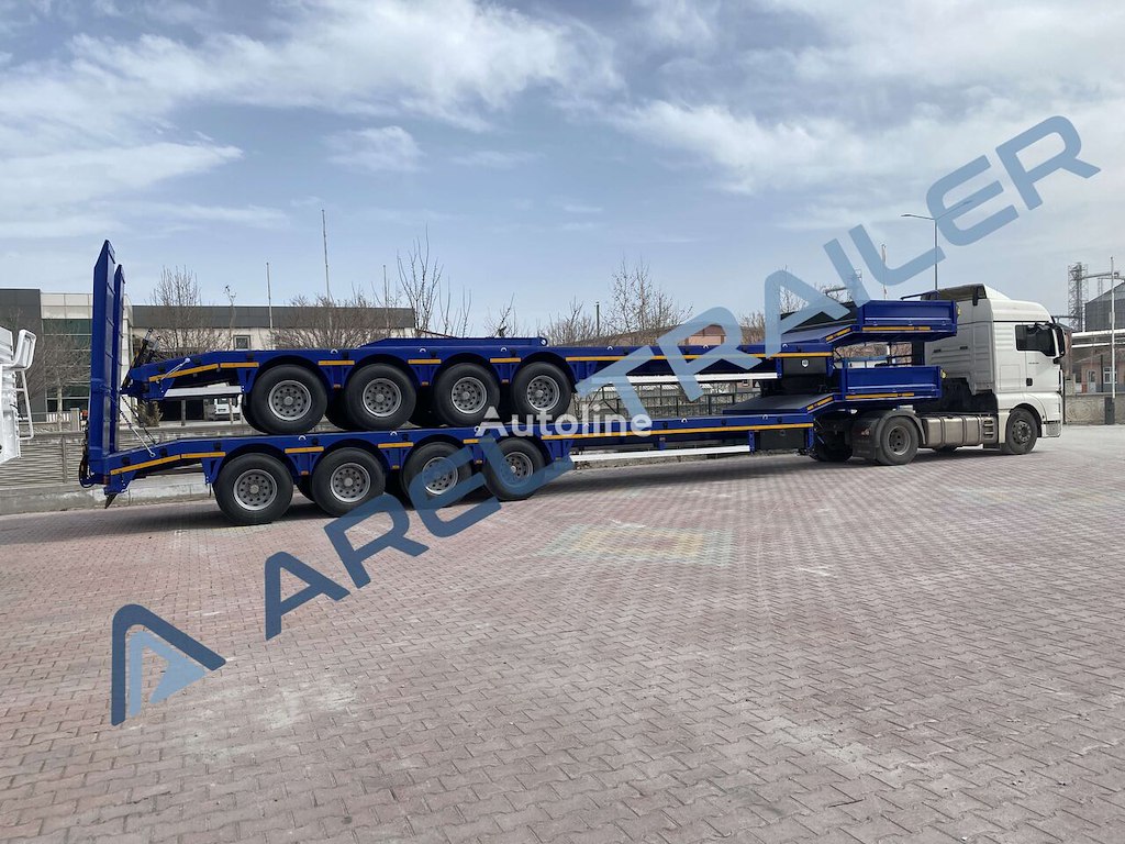 Nova Arel Trailer 4 AXLE LOWBED SEMI TRAILER poluprikolica sa niskom platformom