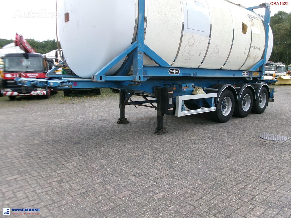 Fruehauf Container trailer 20-30 ft + ADR poluprikolica za prevoz kontejnera