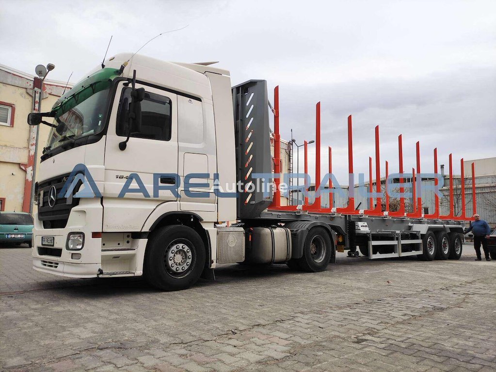 Nova Arel Trailer TIMBER STANCHION SEMI TRAILER CUSTOMIZE poluprikolica za prevoz drva