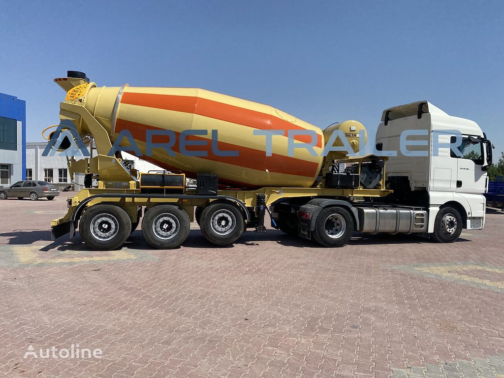 Novi Arel Trailer BETON CONCRETE MIXER SEMI TRAILER 2024 IMER - SCHWING CUSTOMIZE poluprikolica betonska mešalica