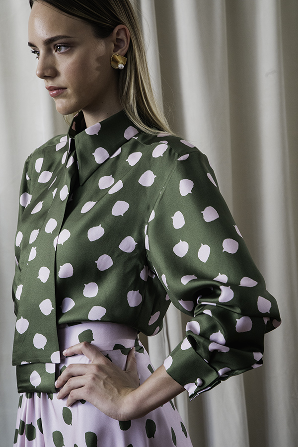 Olive Orchid Shirt