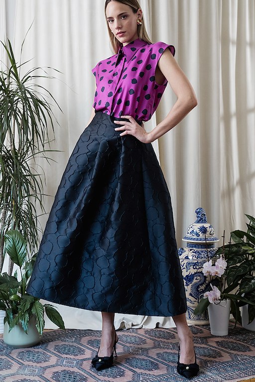 Noir Orchid Skirt