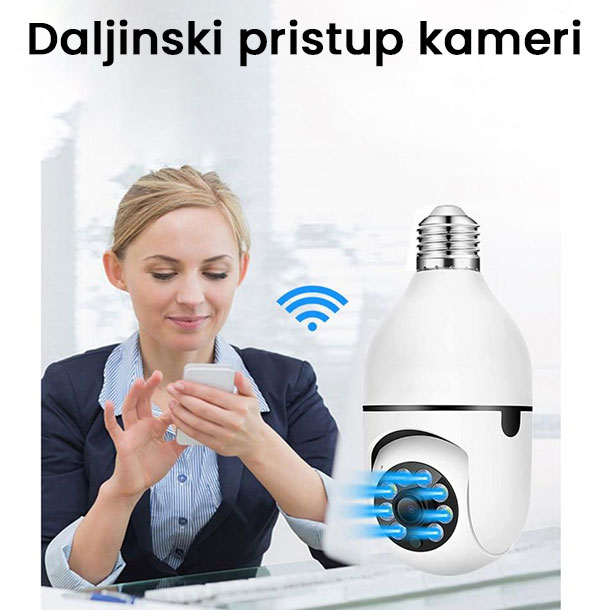 WiFi kamera sijalica Roto Cam
