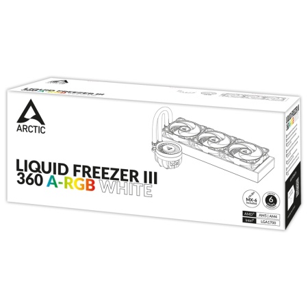 CPU vodeno hladjenje Arctic Liquid Freezer III - 360 A-RGB (White) , ACFRE00152A