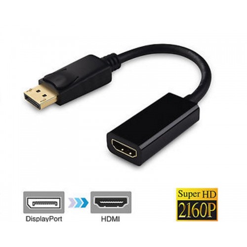 FAST ASIA Adapter konvertor Display Port na HDMI 4 K