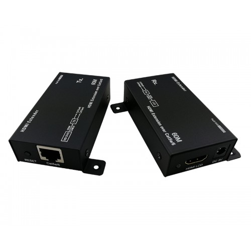 E-GREEN Adapter-Konvertor HDMI extender RJ 45 cat5e/6, 60m