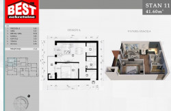 Prodajem Stan-Apartman, Telep, Novi Sad, €107.100