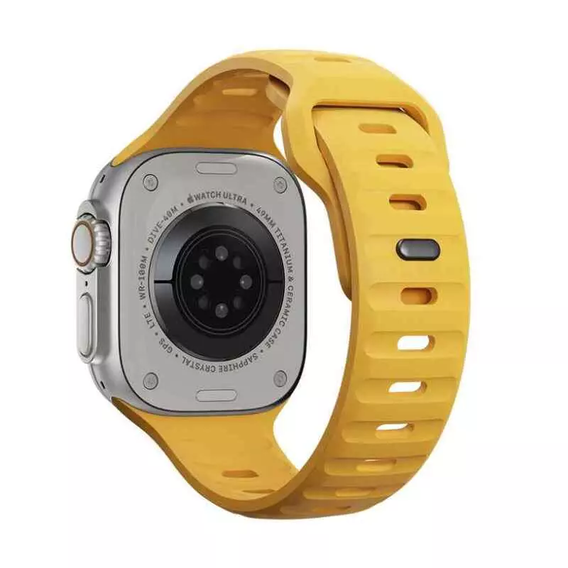 Narukvica za Apple watch 45/49mm tamno zuta