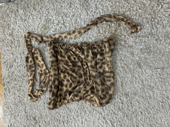 Crop top leopard print