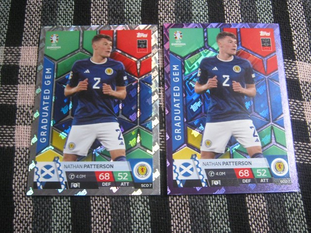 Euro 2024 TOPPS Match Attax br : SCO 7 + LJUBIČASTA PAR