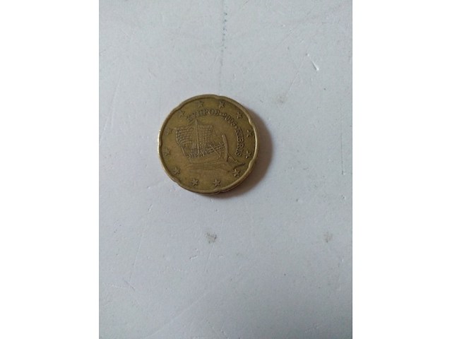 20 euro centi Kipar, 2008.