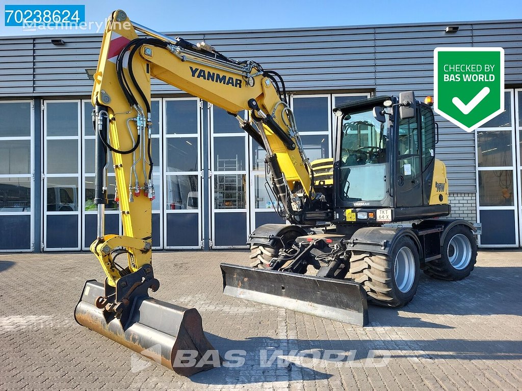 Yanmar B95 W DUTCH MACHINE. bager točkaš