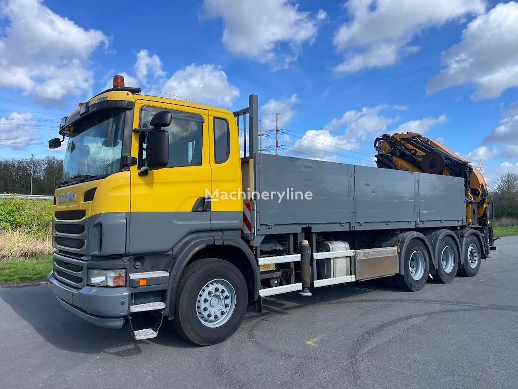 Scania G400 8x4 met effer 650 crane with jib pokretna dizalica