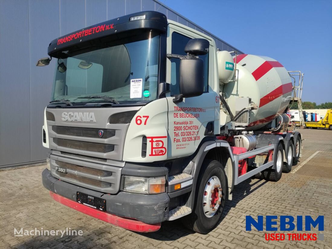 Scania P380 8x4 Triple - IMER / AUTOMIX MIXER 9m3 kamion s mešalicom za beton