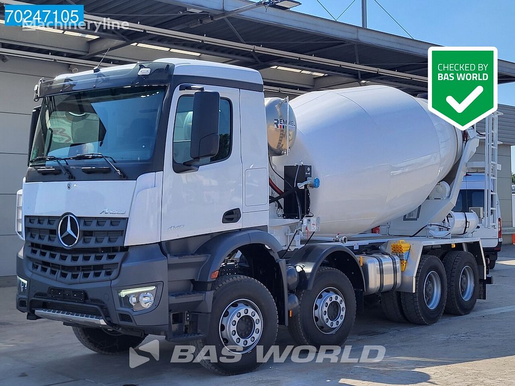 Novi Mercedes-Benz Actros 4140 8X4 NEW! 10m3 Remmel Made in Germany Big-AxleEuro 3 kamion s mešalicom za beton