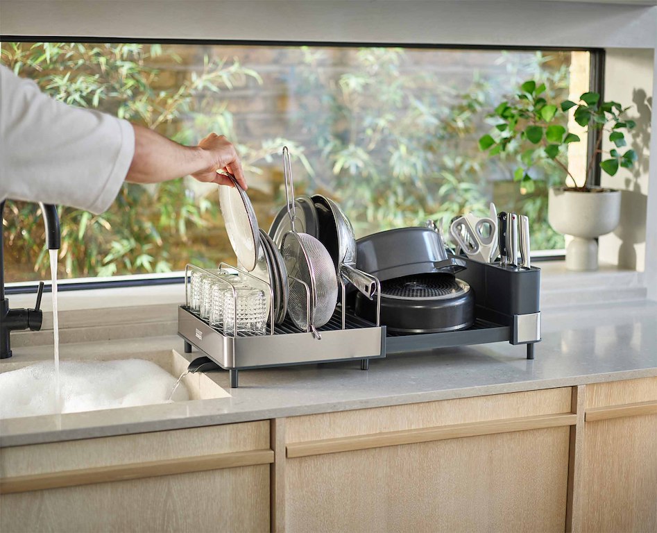 OCEĐIVAČ ZA SUDOVE – Extend Max Steel Dish Rack