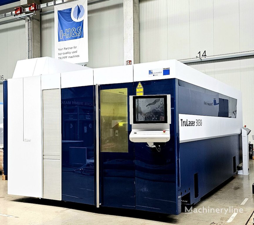 Trumpf LASER CUTTING MACHINE TRUMPF TRULASER 3030 FIBER (L49), 3000 WAT mašina za lasersko sečenje