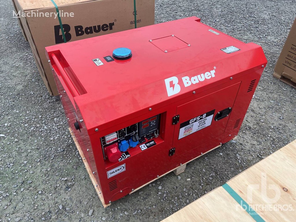 Prodaje se Bauer GENERATOREN GFS 8 11.8 kVA (Unused) diesel generator na aukciji