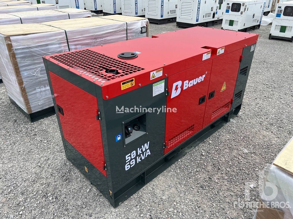 Prodaje se Bauer GENERATOREN GFS-50 ATS 50kW/62,5kVA (Unused) diesel generator na aukciji