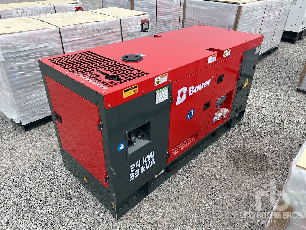 Prodaje se Bauer GENERATOREN GFS-24 ATS 24kW/30kVA (Unused) diesel generator na aukciji