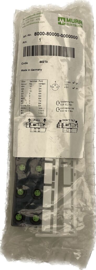 Grundmodul (n) Murrelektronik Exact8, 10xM8, 3-pol. za industrijske opreme