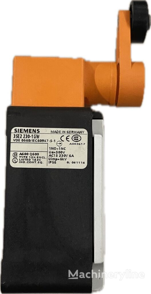 Siemens 3SE2230-1GW POSITIONSSCHALTER instrument tabla za industrijske opreme