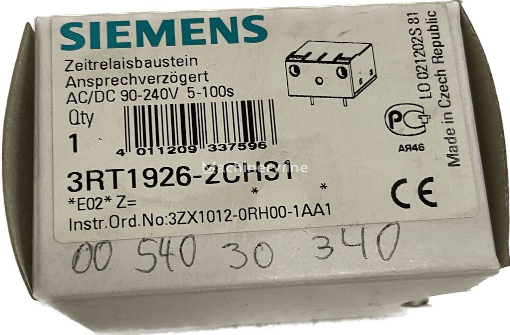 Siemens 3RT1926-2CH31 relej za industrijske opreme