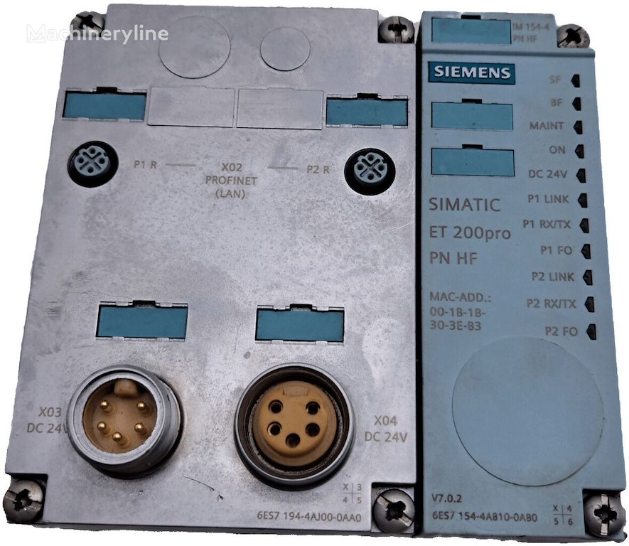 Siemens SIMATIC DP, PROFINET Interface-Modul 6ES7154-4AB10-0AB0 upravljačka jedinica za industrijskog robota