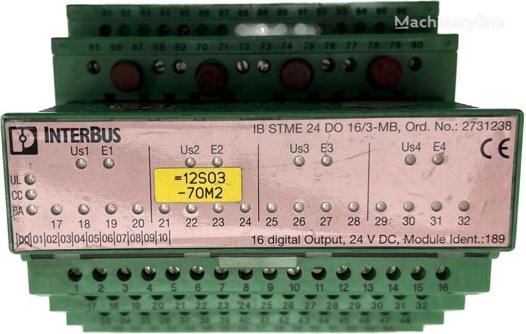 Phönix-Contact IB ST 24 DO16/3-MB + IB STME 24 DO 16/3-MB upravljačka jedinica za industrijskog robota