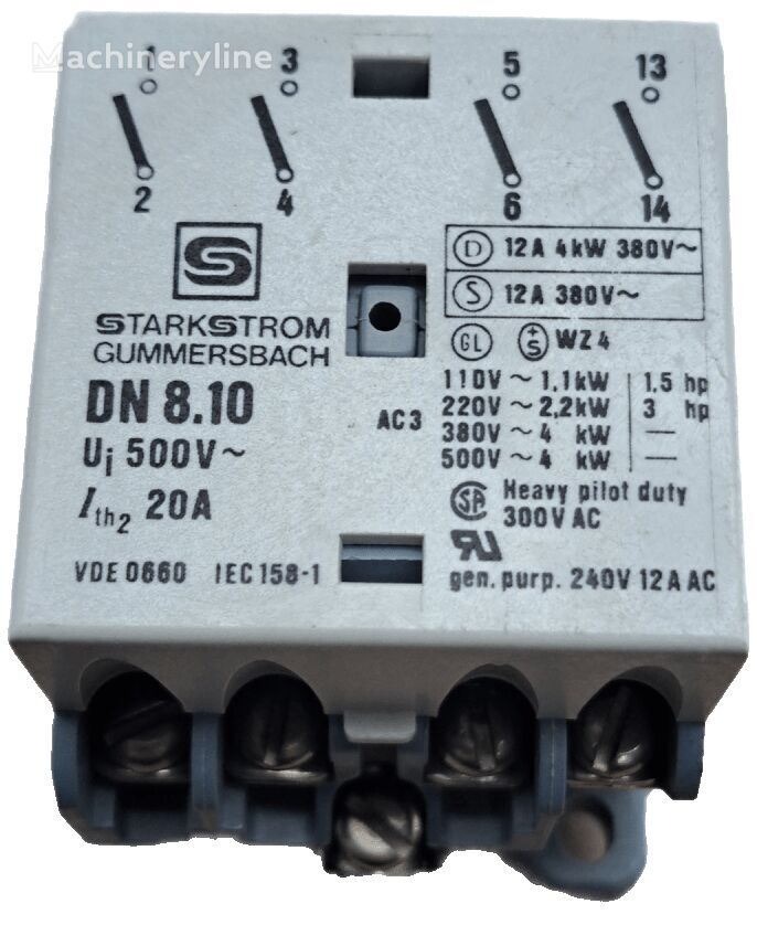 Starkstrom Gummersbach Hilfsschütz DN8.10 upravljačka jedinica za industrijskog robota