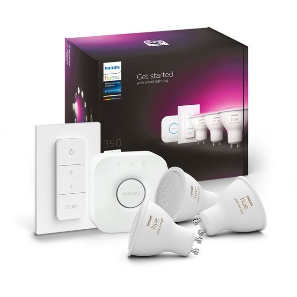 PHILIPS Pametna sijalica HueWCA 4.3W GU10 SET ruter i dimer