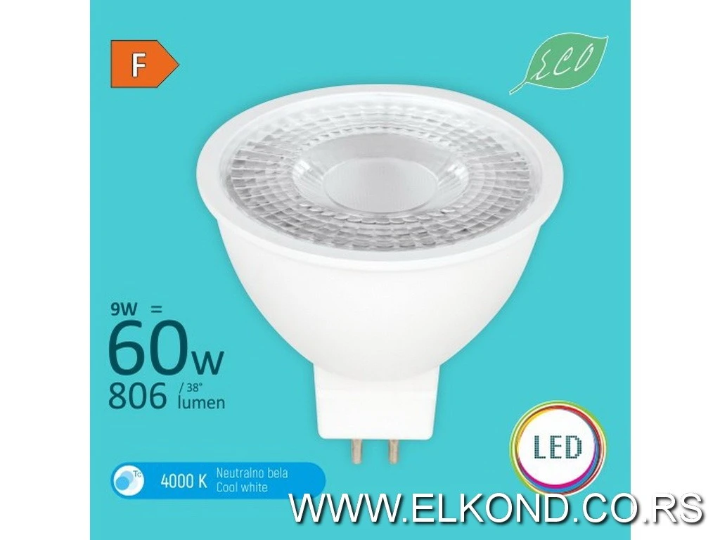 LED SIJALICA 9W GU5.3 4000K M2 MITEA ECO