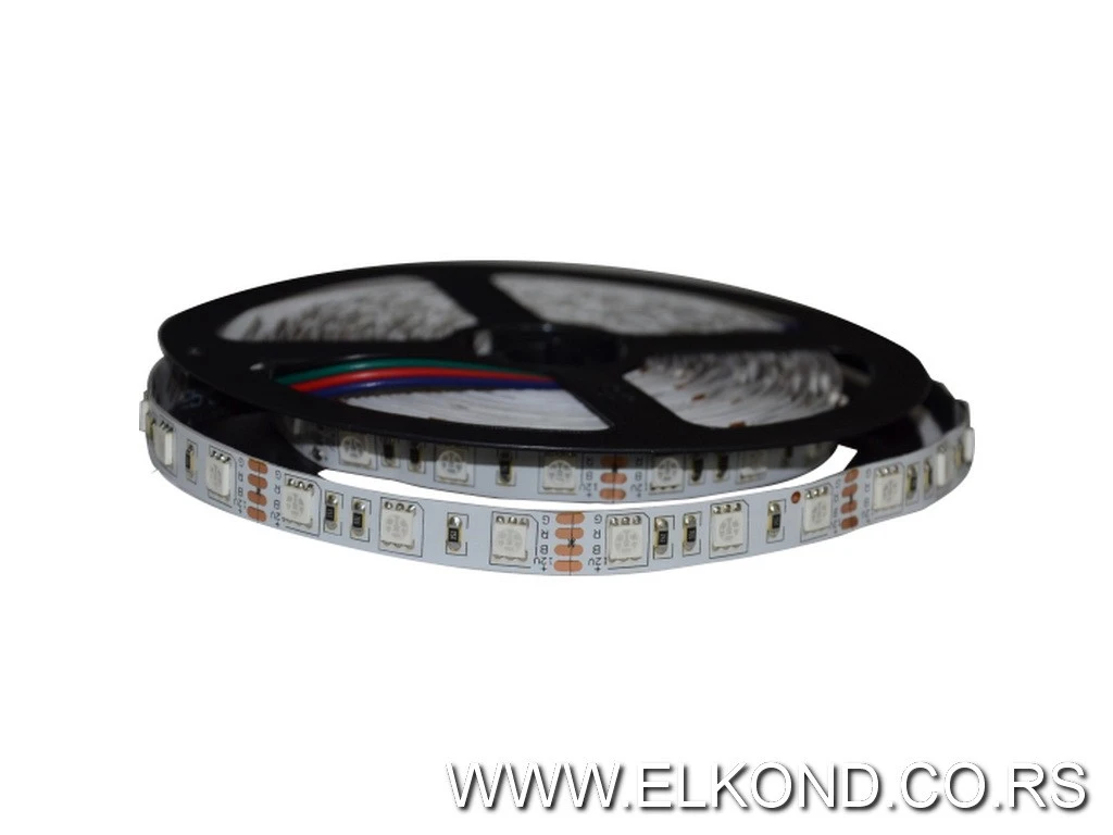 LED TRAKA MLR5050-30LED/1M 12V 7.2W IP20 RGB