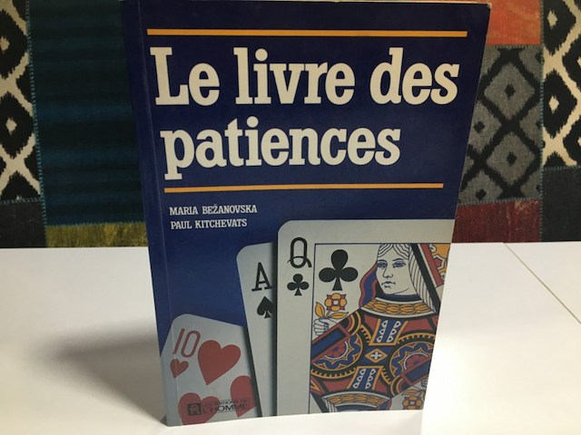 Le livre des patiences Maria Bežanovska Pavle kićevac