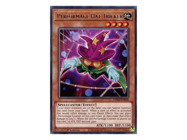 Yu-Gi-Oh! Performage Hat Tricker - GEIM-EN038