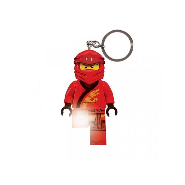 LEGO Ninjago privezak za ključeve sa svetlom: Kaj crveni