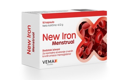 New Iron Menstrual 10 kapsula