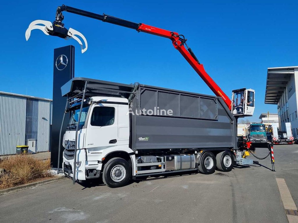 Mercedes-Benz Arocs 2751L HAD + Q170L (11,5m) -EBERT-Forst-LKW kiper