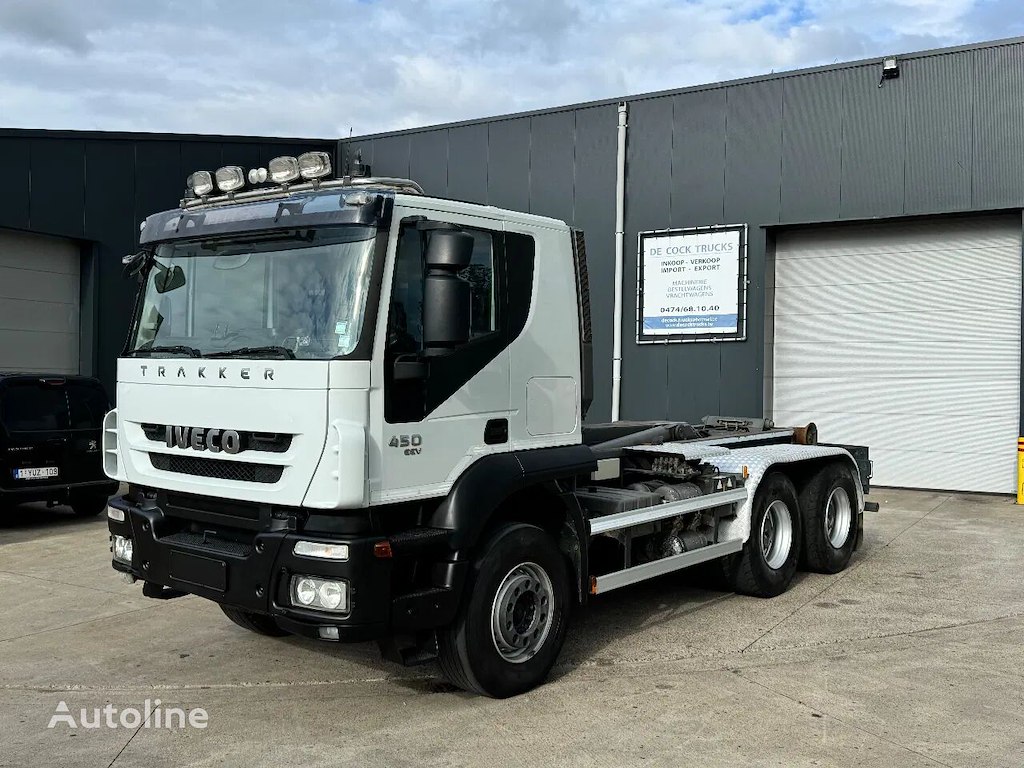 IVECO TRAKKER 450evv 6x4 HAAKSYSTEEM 3.50WB BJ2013 kamion rol kiper