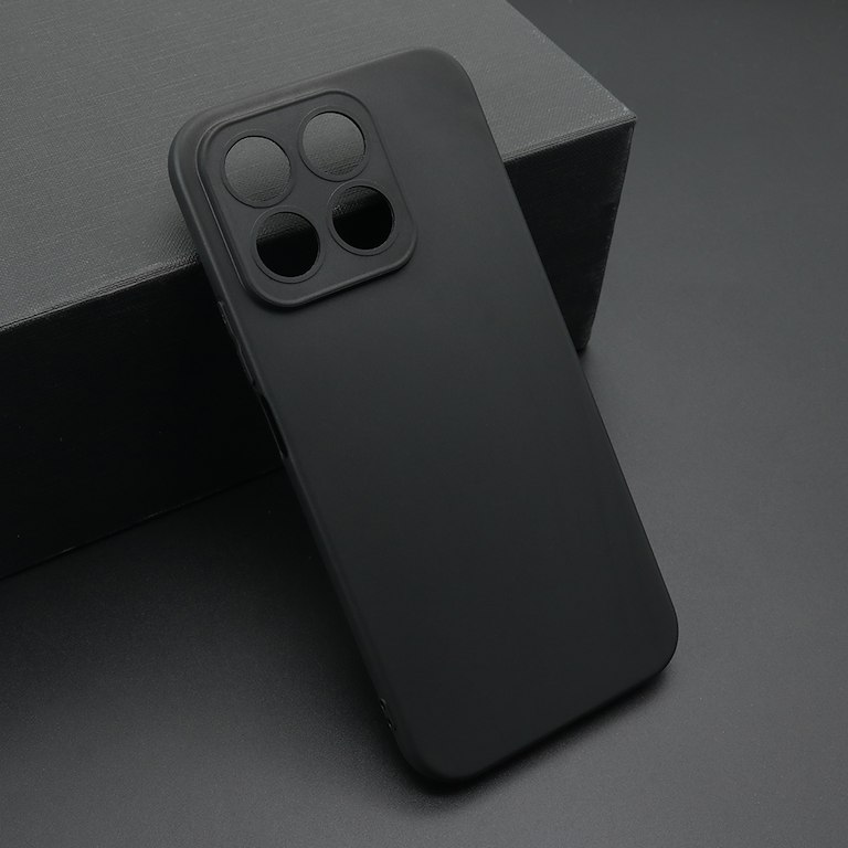 Zastitna ultra tanka (skin) maska / futrola KOLOR - Huawei Honor X6b crna (MS)