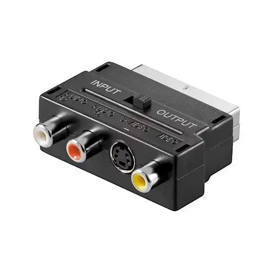 ELEMENTA SCART V50S Adapter, Crni