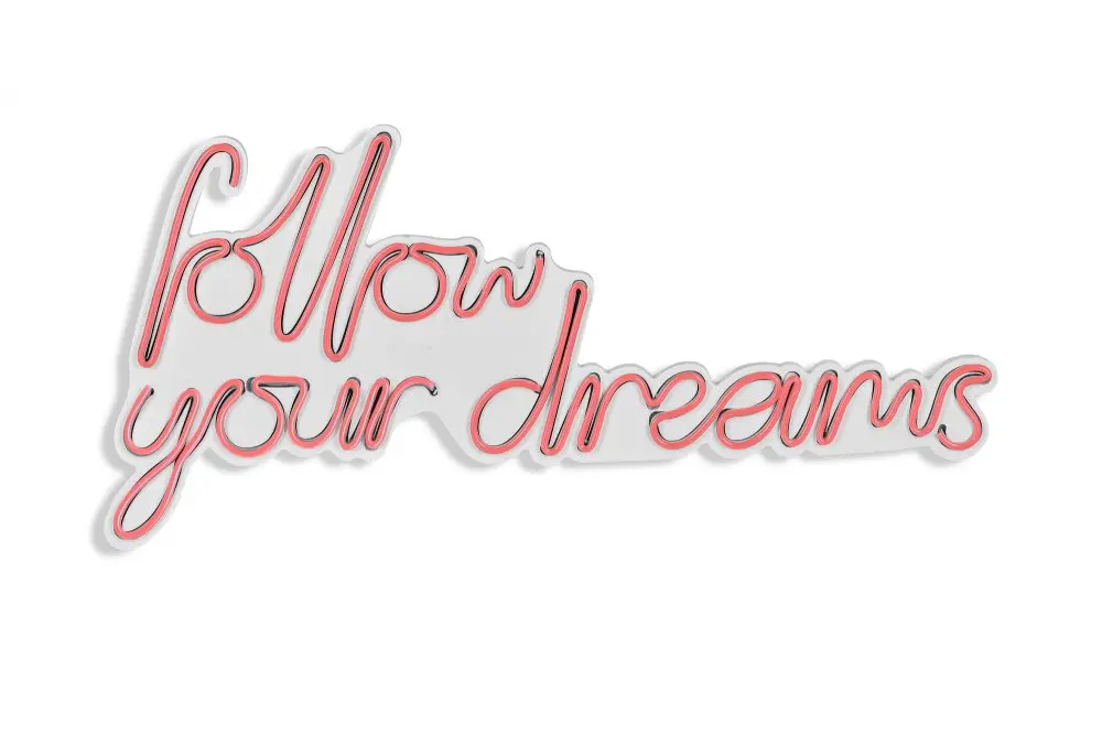 Wallxpert Follow Your Dreams Dekorativna rasveta, Roze