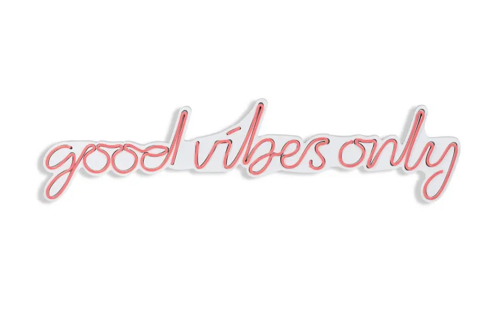 Wallxpert Good Vibes Only Dekorativna rasveta, Roze