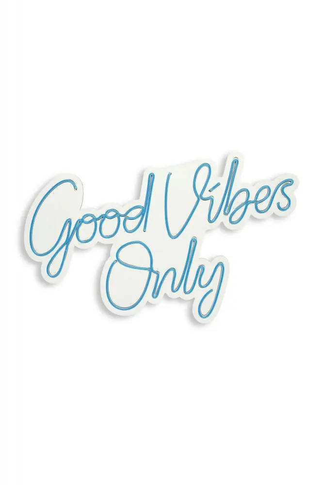 Wallxpert Good Vibes Only 2 Dekorativna rasveta, Plava