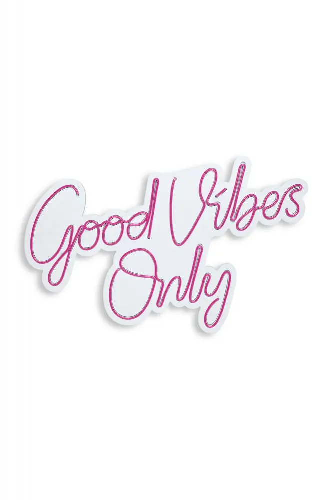 Wallxpert Good Vibes Only 2 Dekorativna rasveta, Roze