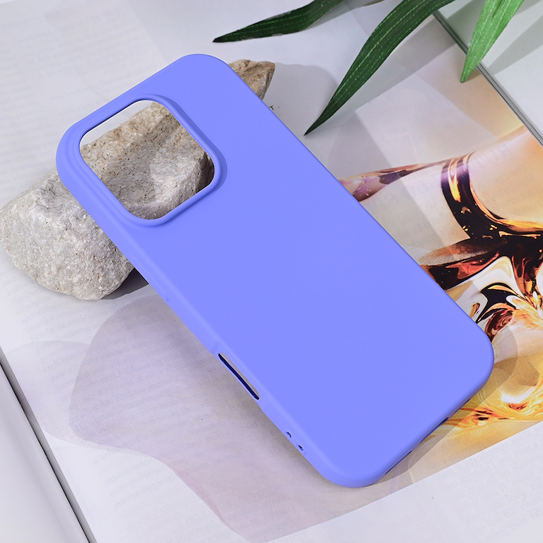 Zastitna maska (futrola) Teracell Soft Velvet - iPhone 16 Pro ljubicasta
