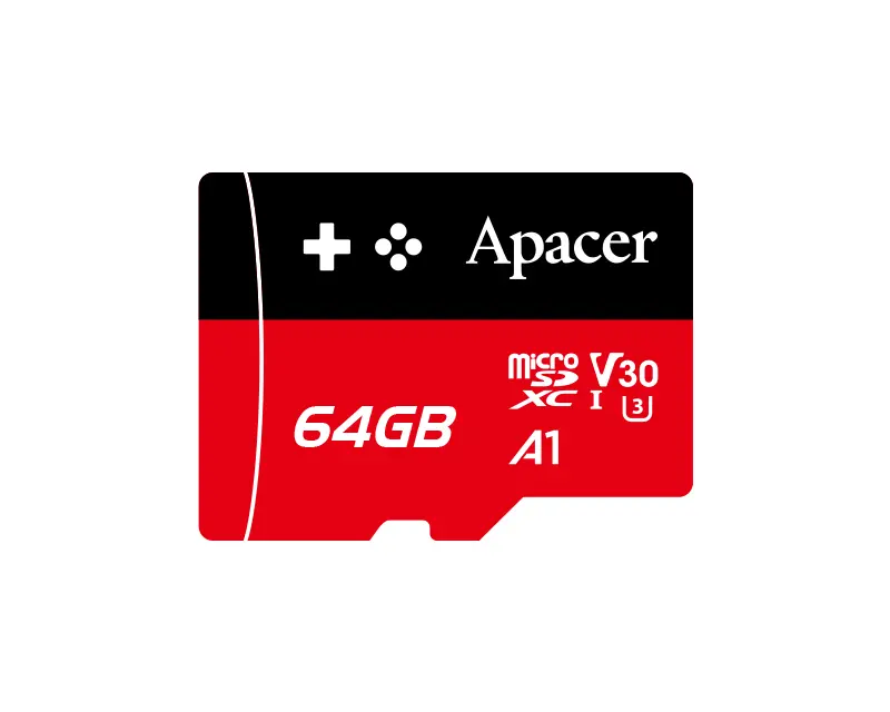 APACER Memorijska kartica UHS-I MicroSDXC 64GB V30 AP64GMCSX10U7-RAGC