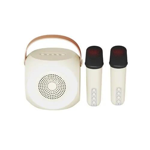 L2 Karaoke set bluetooth zvučnik i mikrofon, Beli